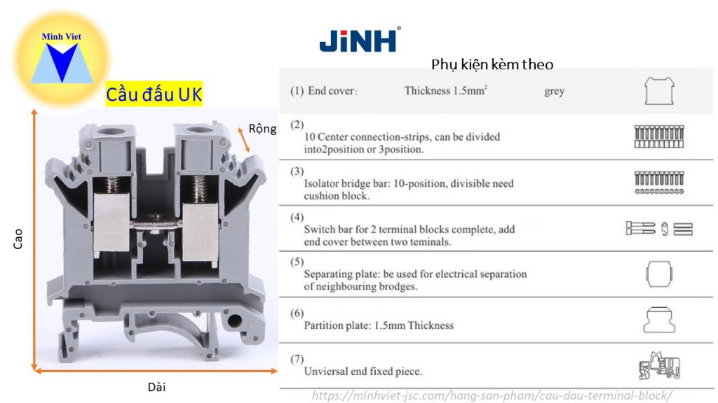 Cầu đấu UK - Terminal block UK - Giá rẻ - Freeship toàn quốc - Hàng sẵn kho