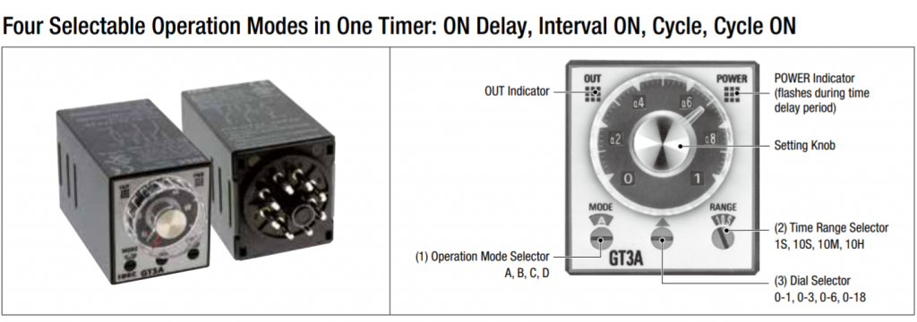 Timer GT3 - Timer IDEC - Chính Hãng + Giá Tốt + Freeship